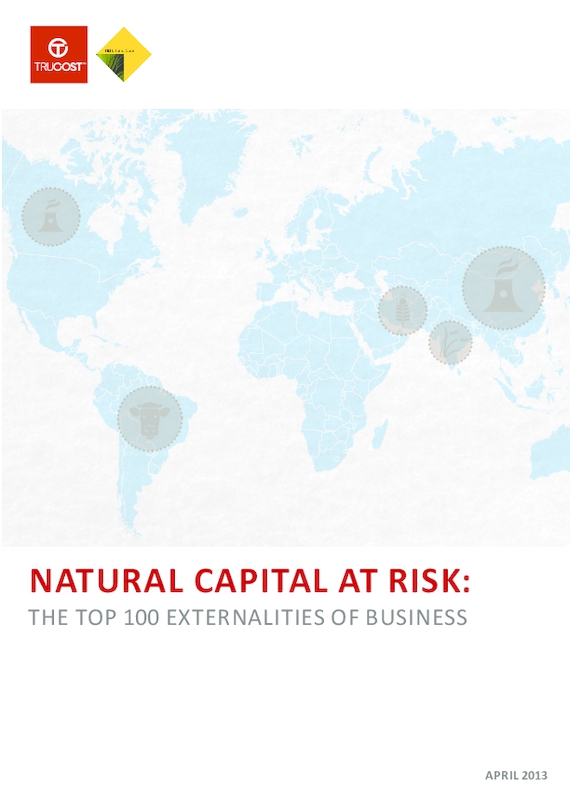 TEEB for Business Coalition and Trucost publish study of the top 100 ...